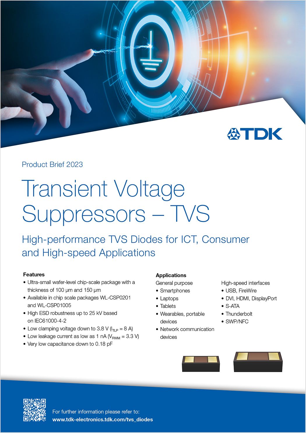 High-performance TVS Diodes | TDK Electronics - TDK Europe