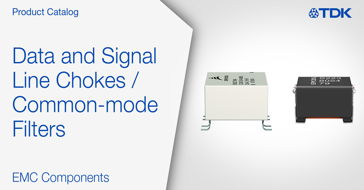 Chokes for data and signal lines | TDK Electronics - TDK Europe