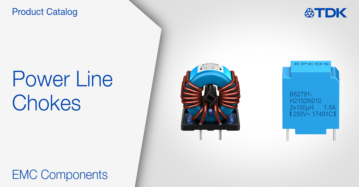Power Line Chokes | TDK Electronics - TDK Europe
