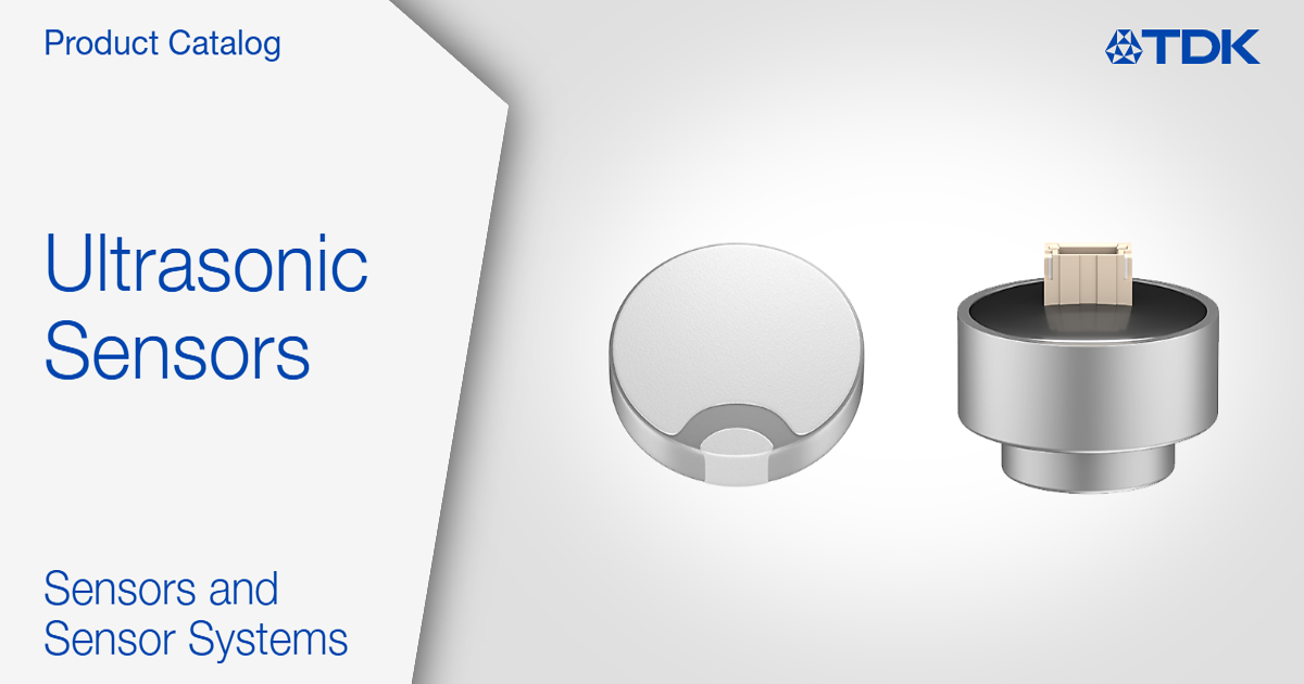 Product catalog: Ultrasonic sensors | TDK Electronics - TDK Europe