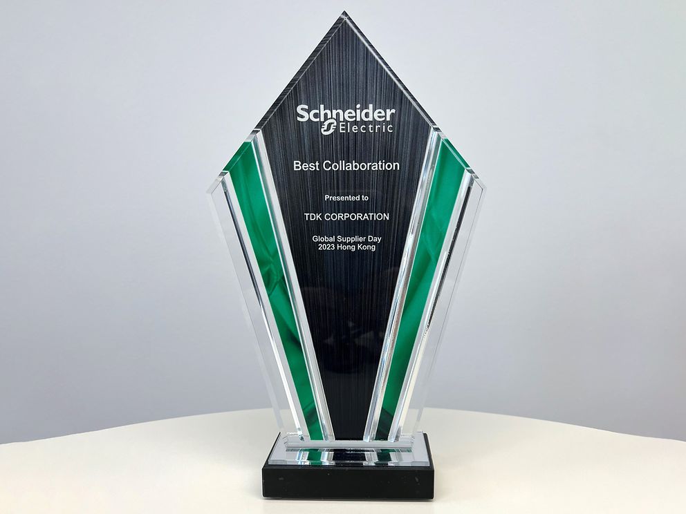 Award from Schneider Electric | TDK Electronics - TDK Europe