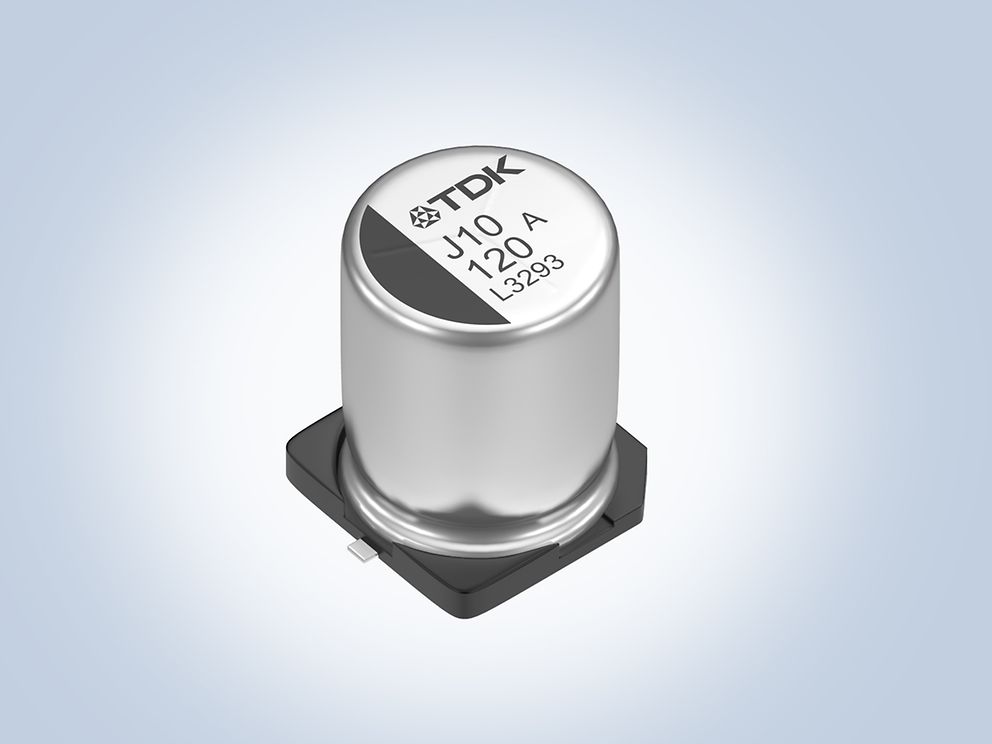 TDK offers hybrid polymer capacitors with very high ripple current ...