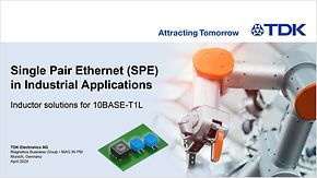 Inductors for Single Pair Ethernet (SPE) | TDK Electronics - TDK Europe