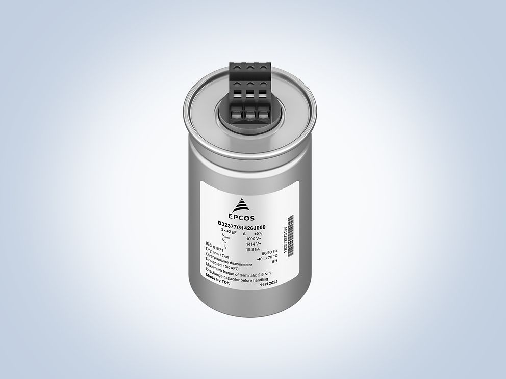 3-phase AC filter capacitors | TDK Electronics - TDK Europe