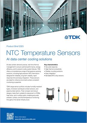 Product catalog: NTC sensor systems | TDK Electronics - TDK Europe