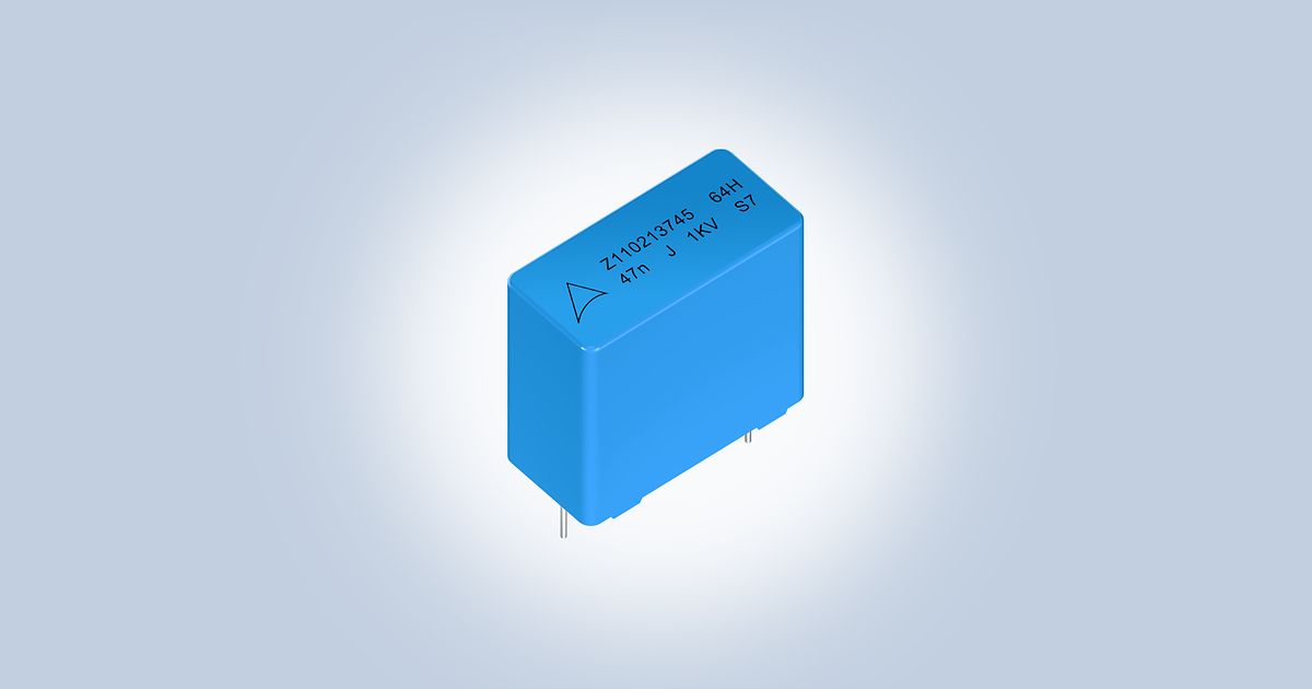 Compact double-sided metallized polypropylene film capacitors | TDK ...