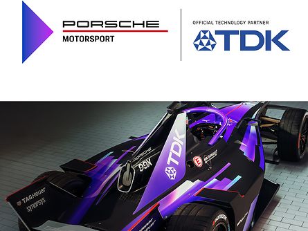 TDK Porsche Motorsport technology partnership | TDK Electronics - TDK Europe