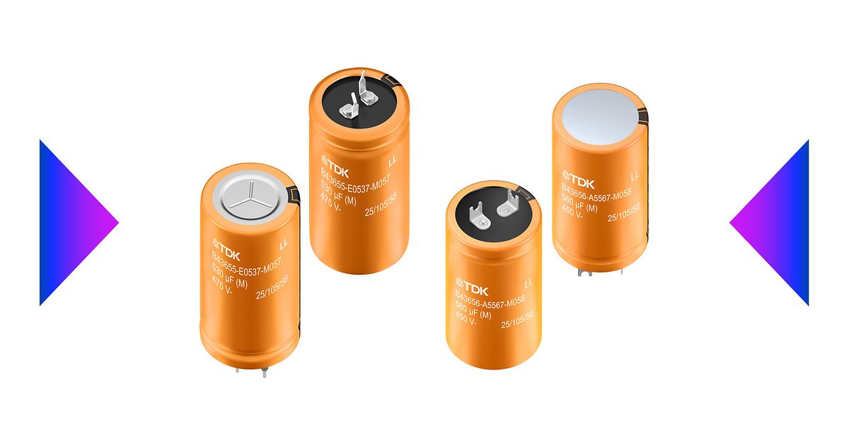 TDK two new DC link capacitor | TDK Electronics - TDK Europe