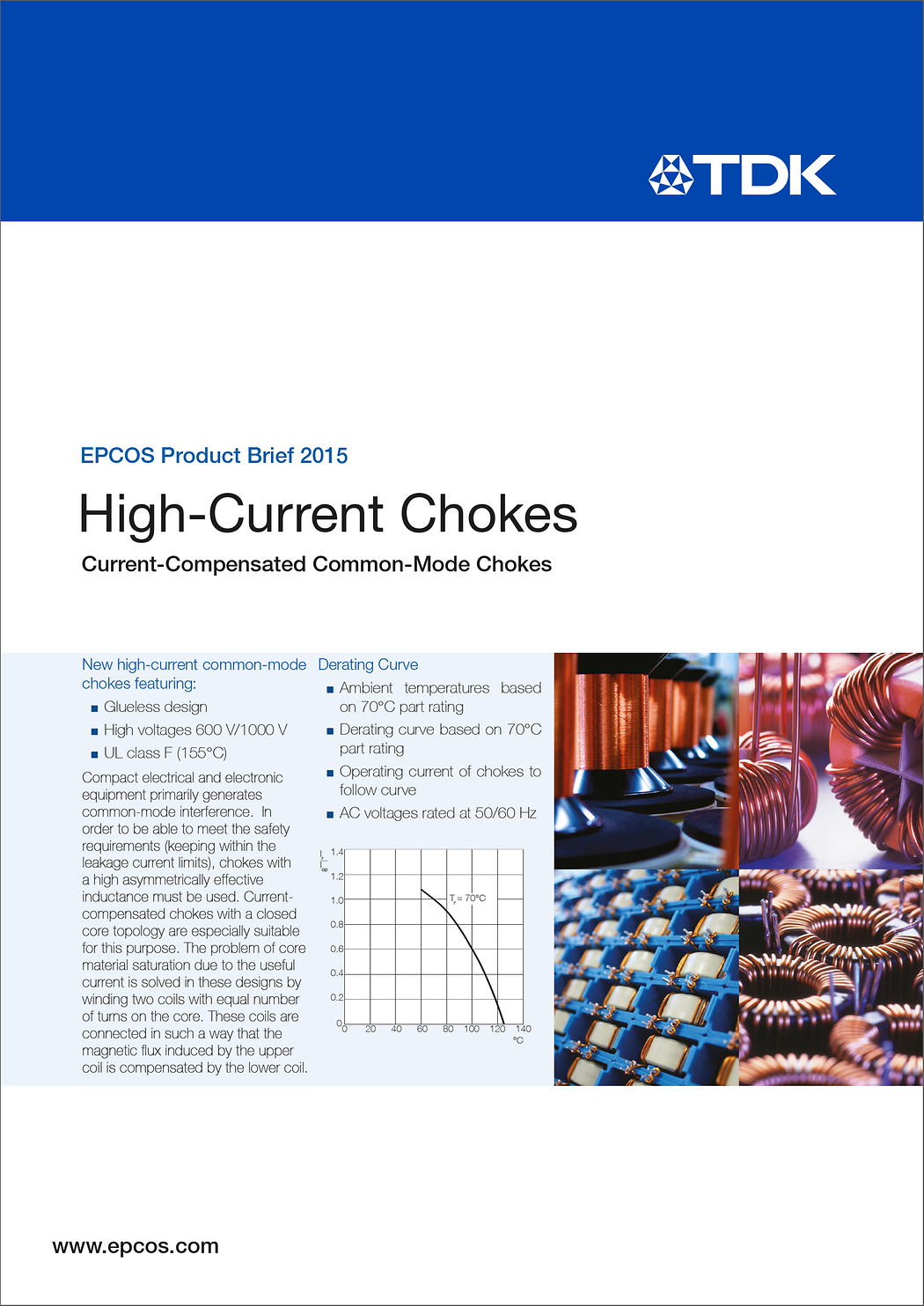High-Current Ring Core Chokes | TDK Electronics - TDK Europe