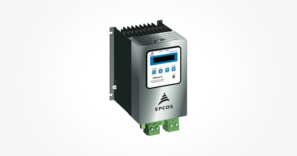 Power Factor Correction High Performance Thyristor Module With Data Logging Tdk Electronics